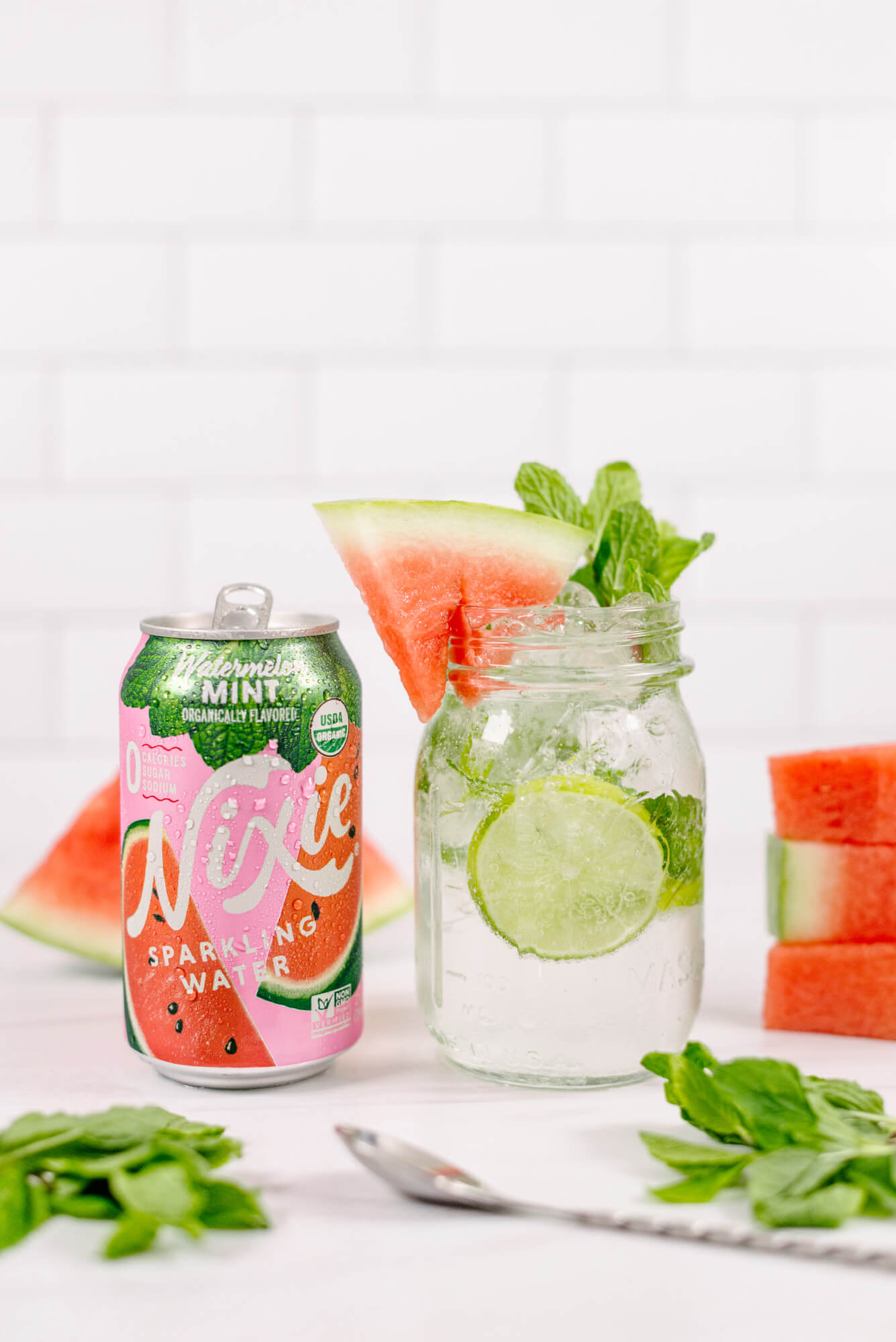 Juicy Watermelon Mint Mojito Mocktail